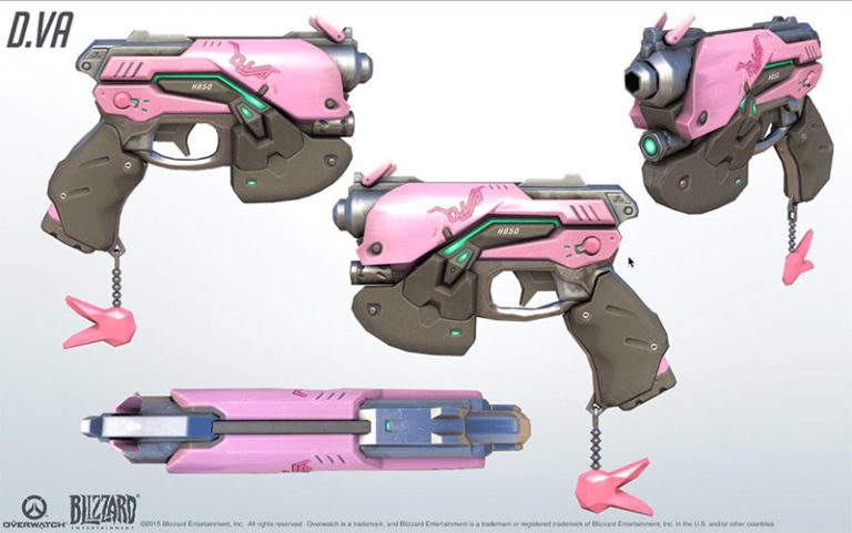 D.Va Gun - Overwatch - KamuiCosplay