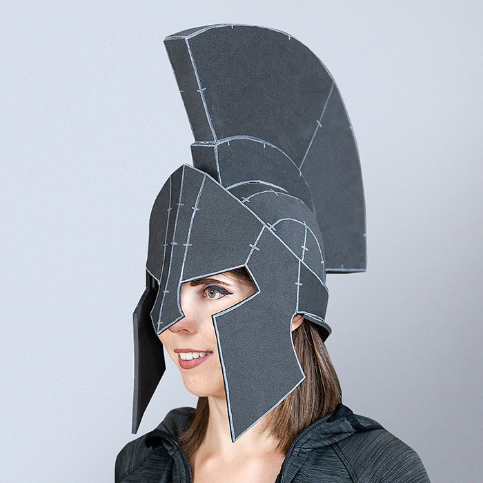 Spartan Helmet Pattern Digital Download PDF